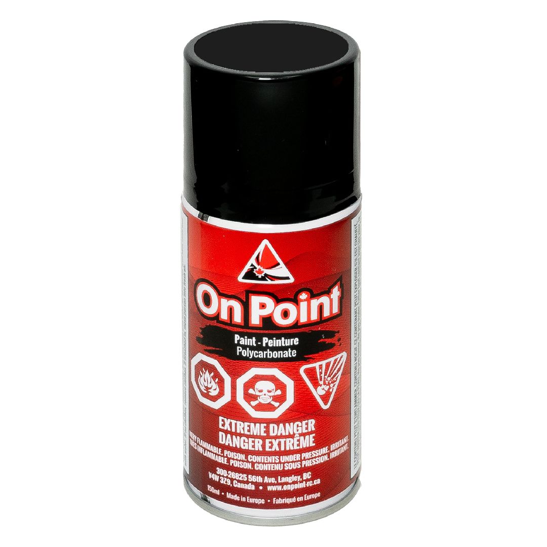 On Point 150ml RC Spray Paint - Black – Echelon Hobbies